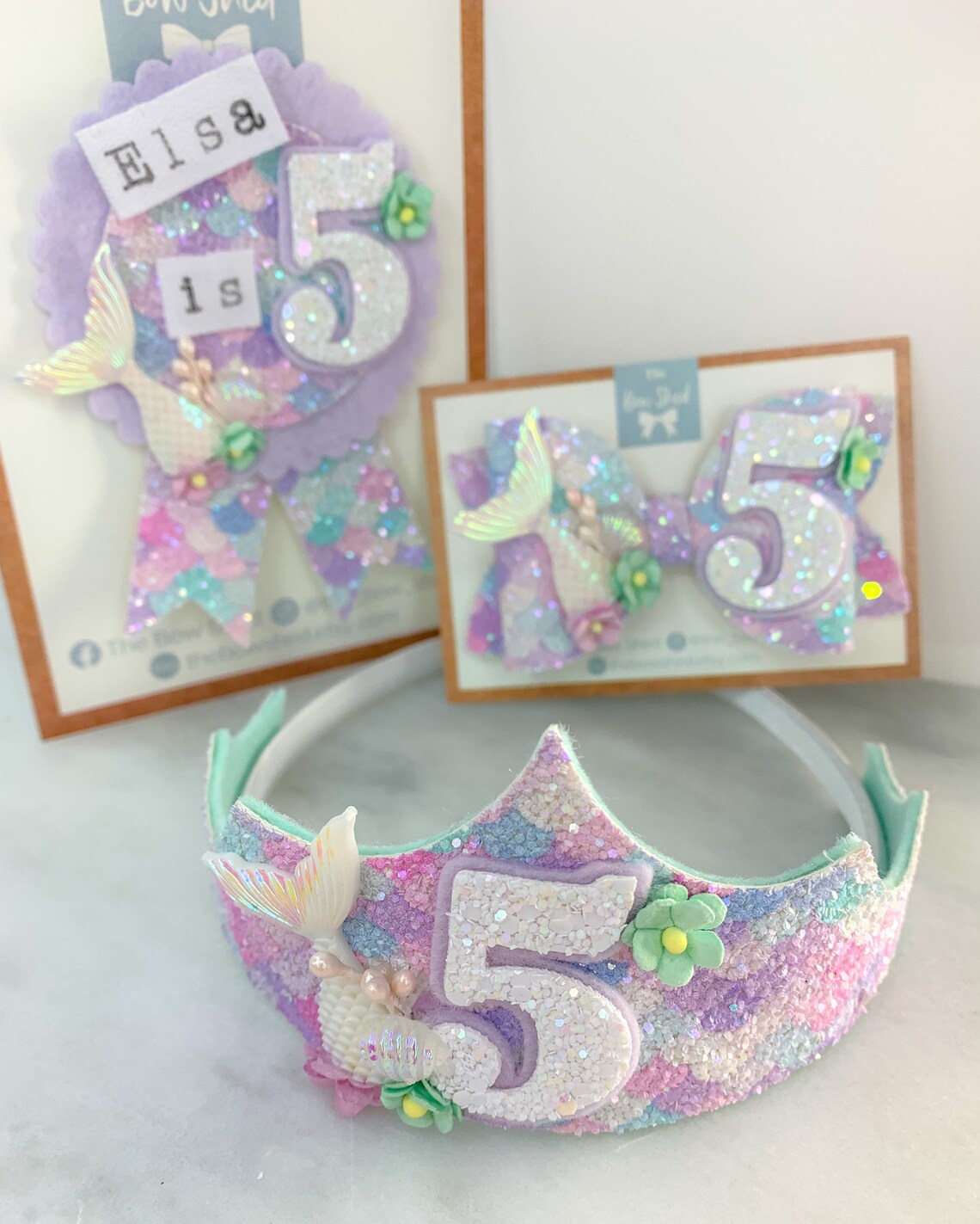 Mermaid Tiara Mermaid Crown Birthday Crown Mermaid Party | Etsy