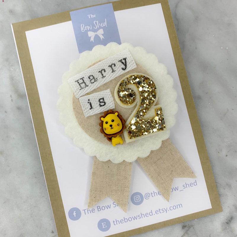 First Birthday Badge - Etsy UK