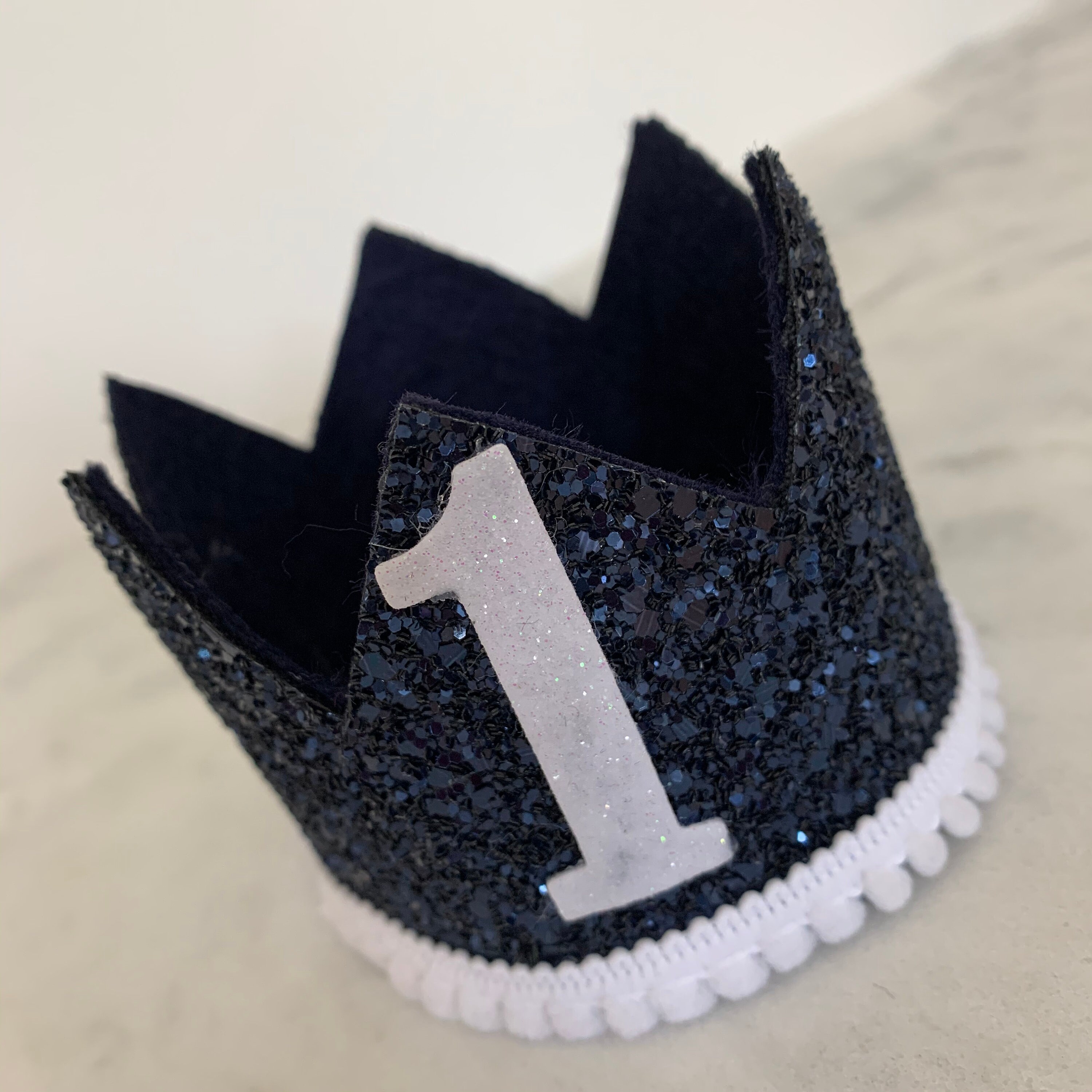 Boys Birthday Crown, Boys Cake Smash, Party Hat, Navy Birthday Crown ...