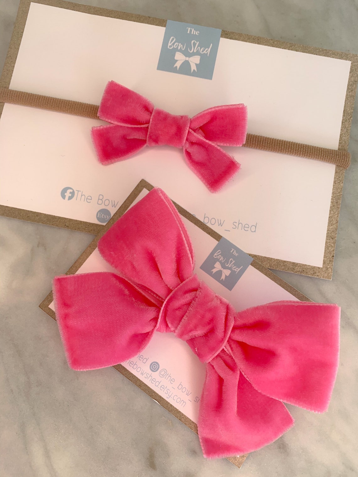 Velvet Bows Pink Hair Bow Coral Lilac Blush Nude Bows - Etsy