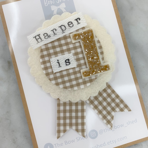 First Birthday Badge - Etsy UK