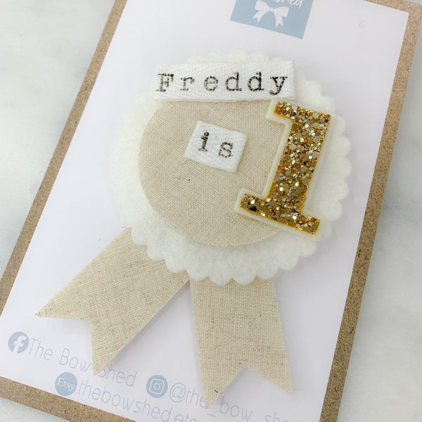 First Birthday Badge - Etsy UK