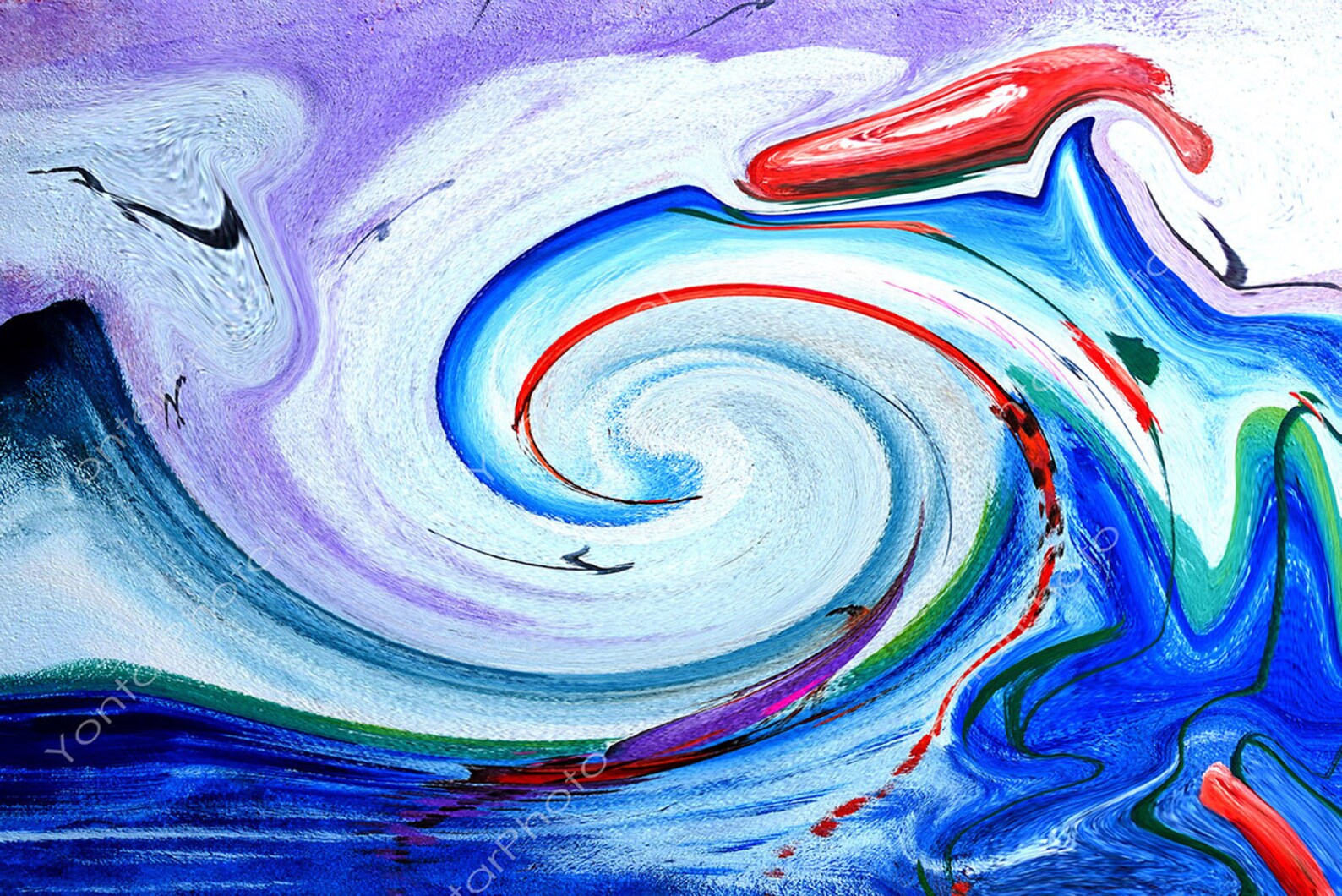 Volumen de pintura de pared abstracta II - Etsy España