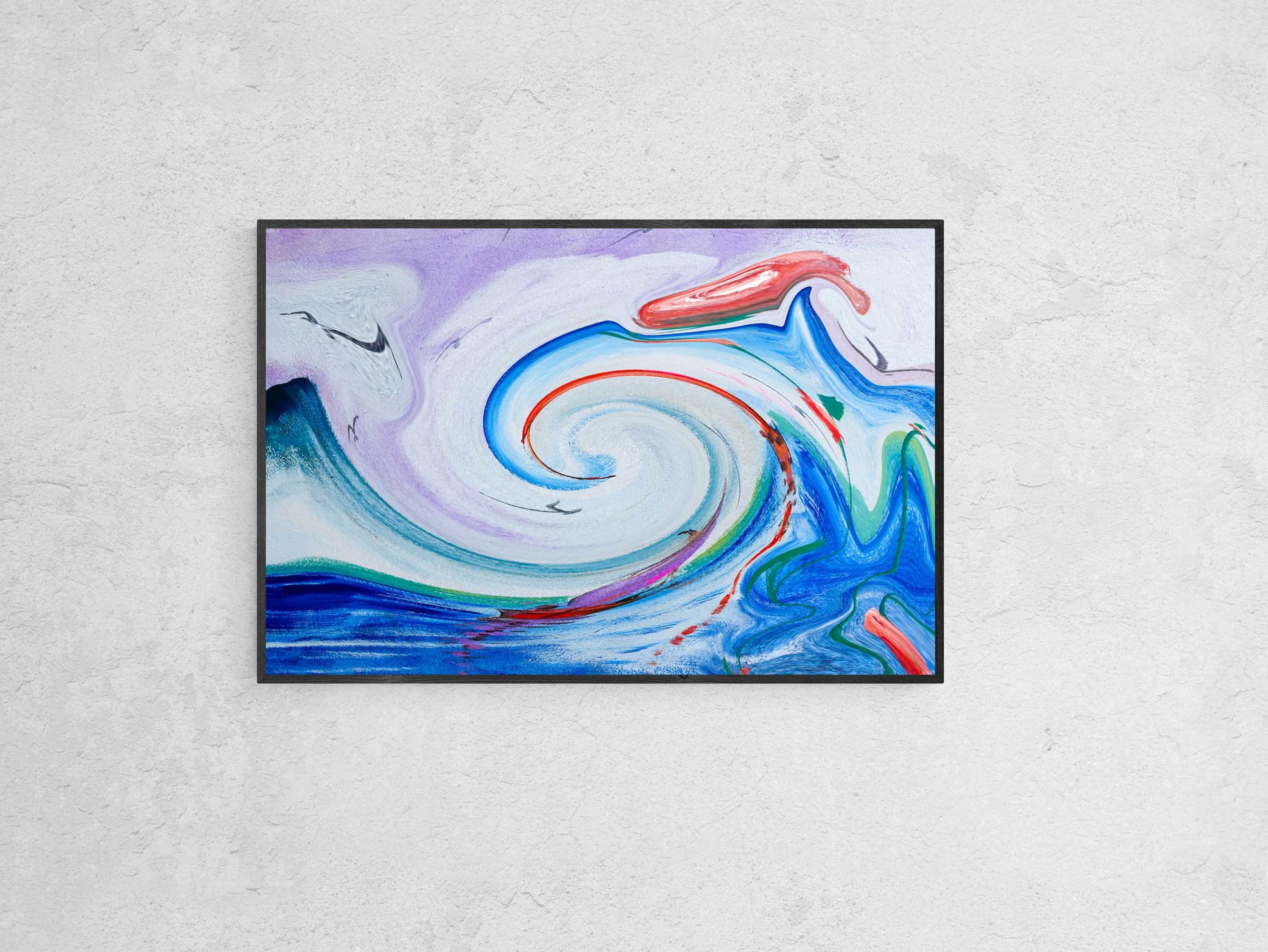 Volumen de pintura de pared abstracta II - Etsy España