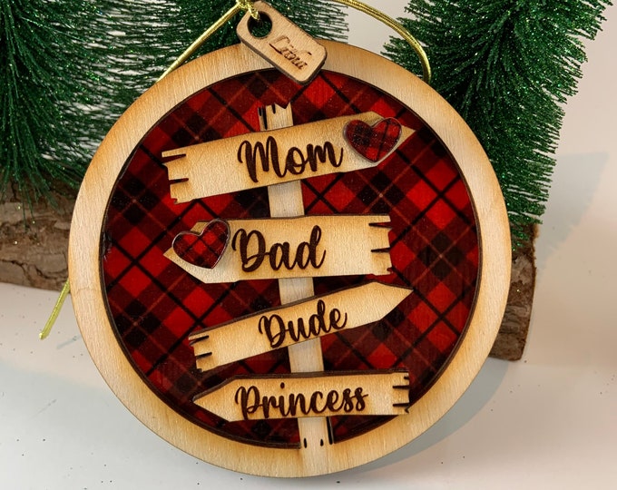 Our House to Yours Personalized Wood Ornament, Personalized Ornaments ...