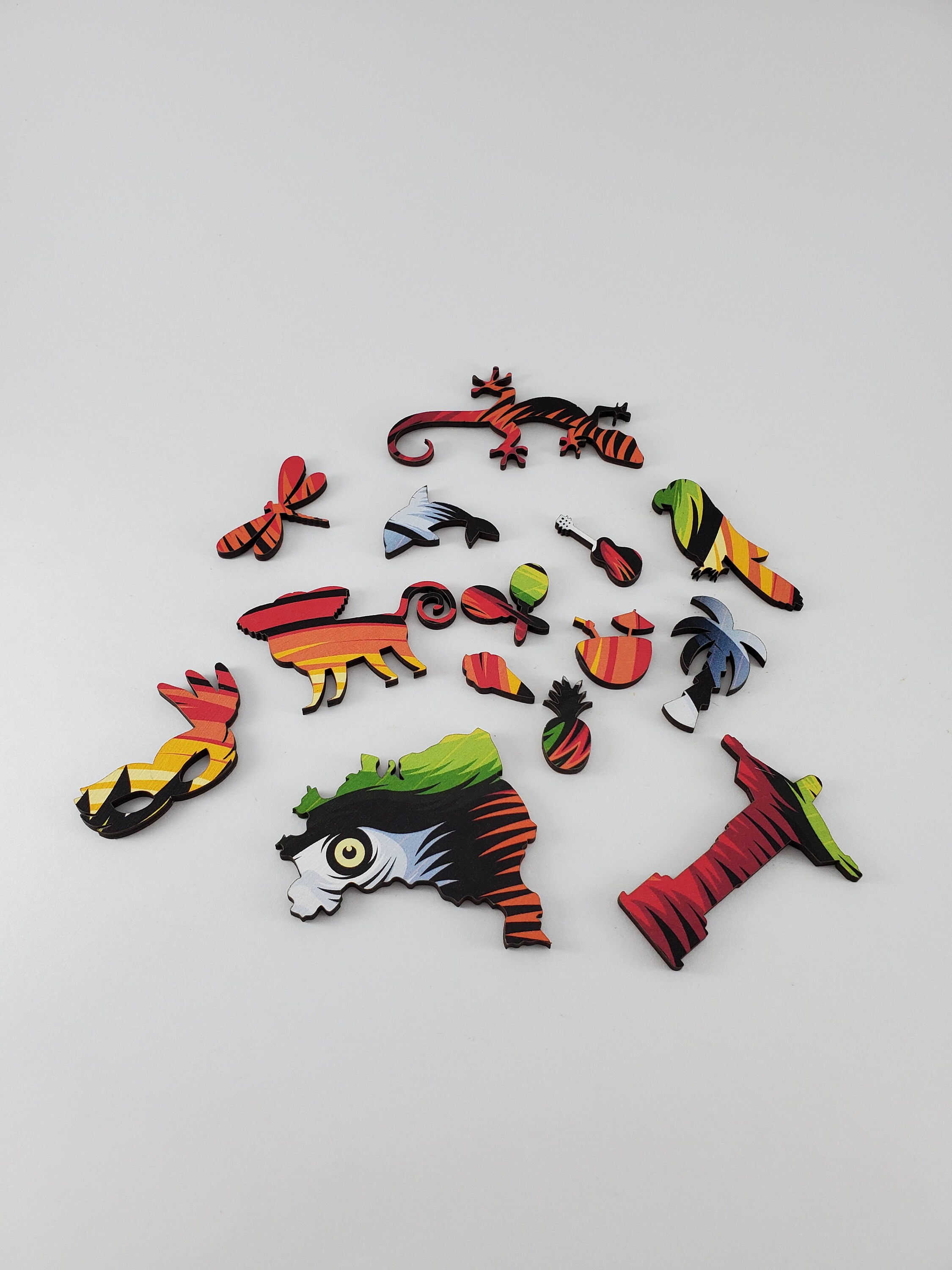 Special Wooden Jigsaw Puzzle Parrot Macaw Puzzle Gift | Etsy Canada