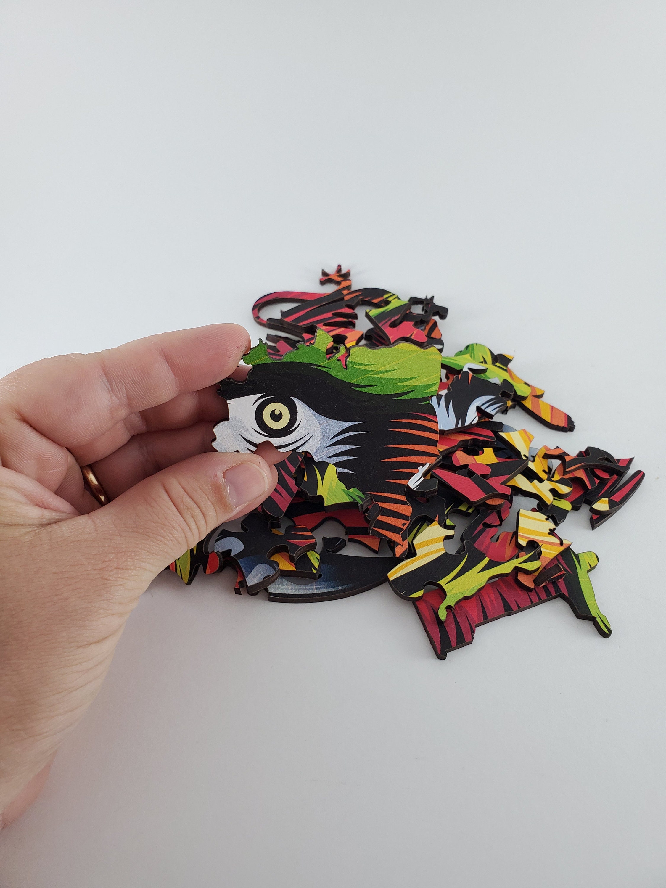 Special Wooden Jigsaw Puzzle Parrot Macaw Puzzle Gift | Etsy Canada