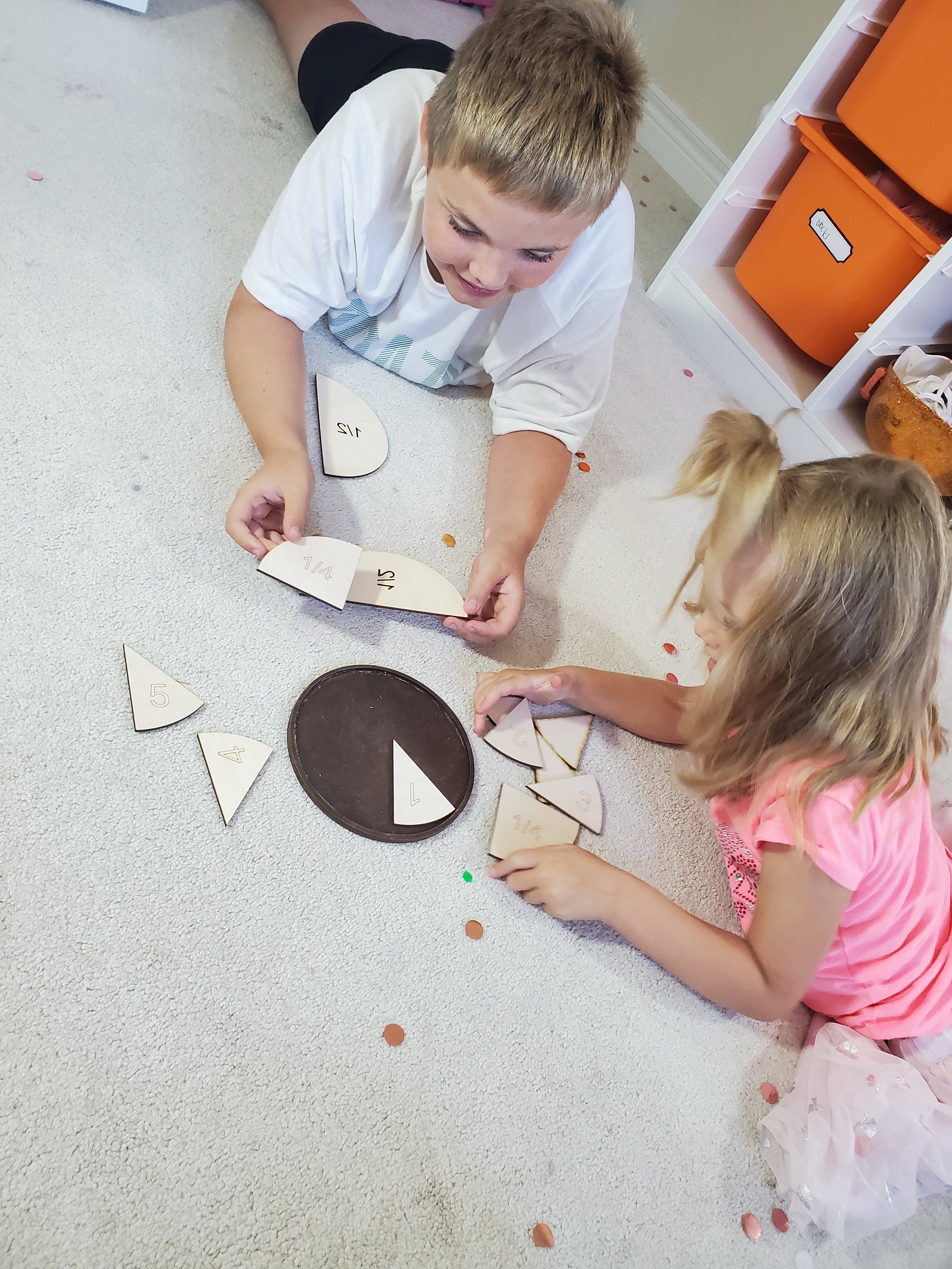 Montessori Math Pizza Game Montessori Fraction Learning Toy - Etsy Canada