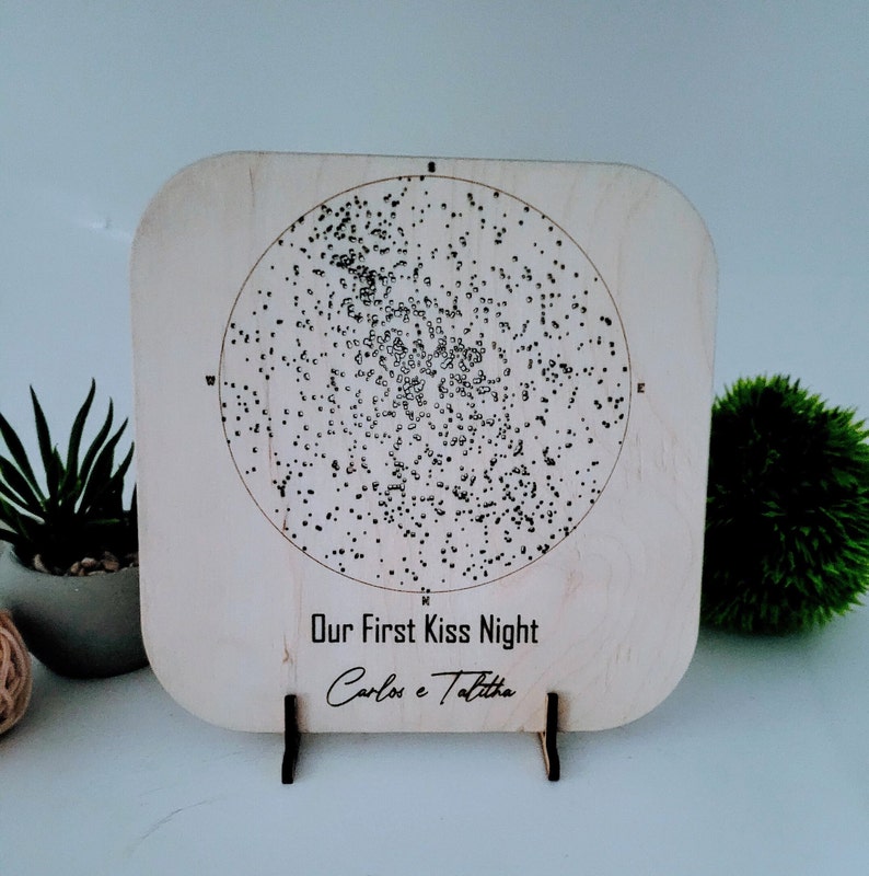 Custom Sky Map Star Map Valentine Gift Night Sky Heart - Etsy Canada