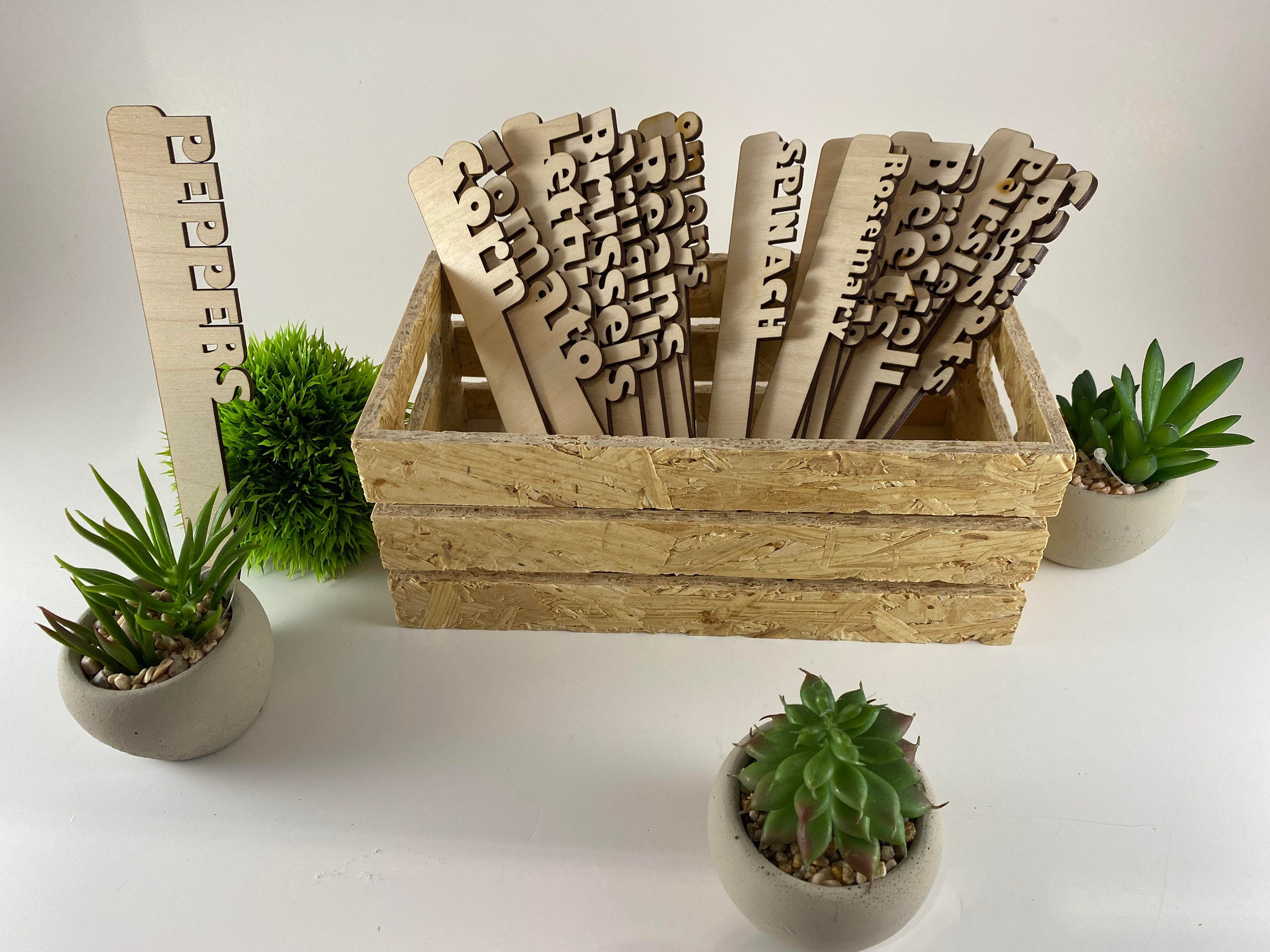 Garden Markers Garden Sticks Vegetable Sticks Personalized - Etsy Canada