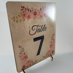 Rustic Wedding Table Numbers, Wedding Sign, Wedding Table Sign, Rustic ...