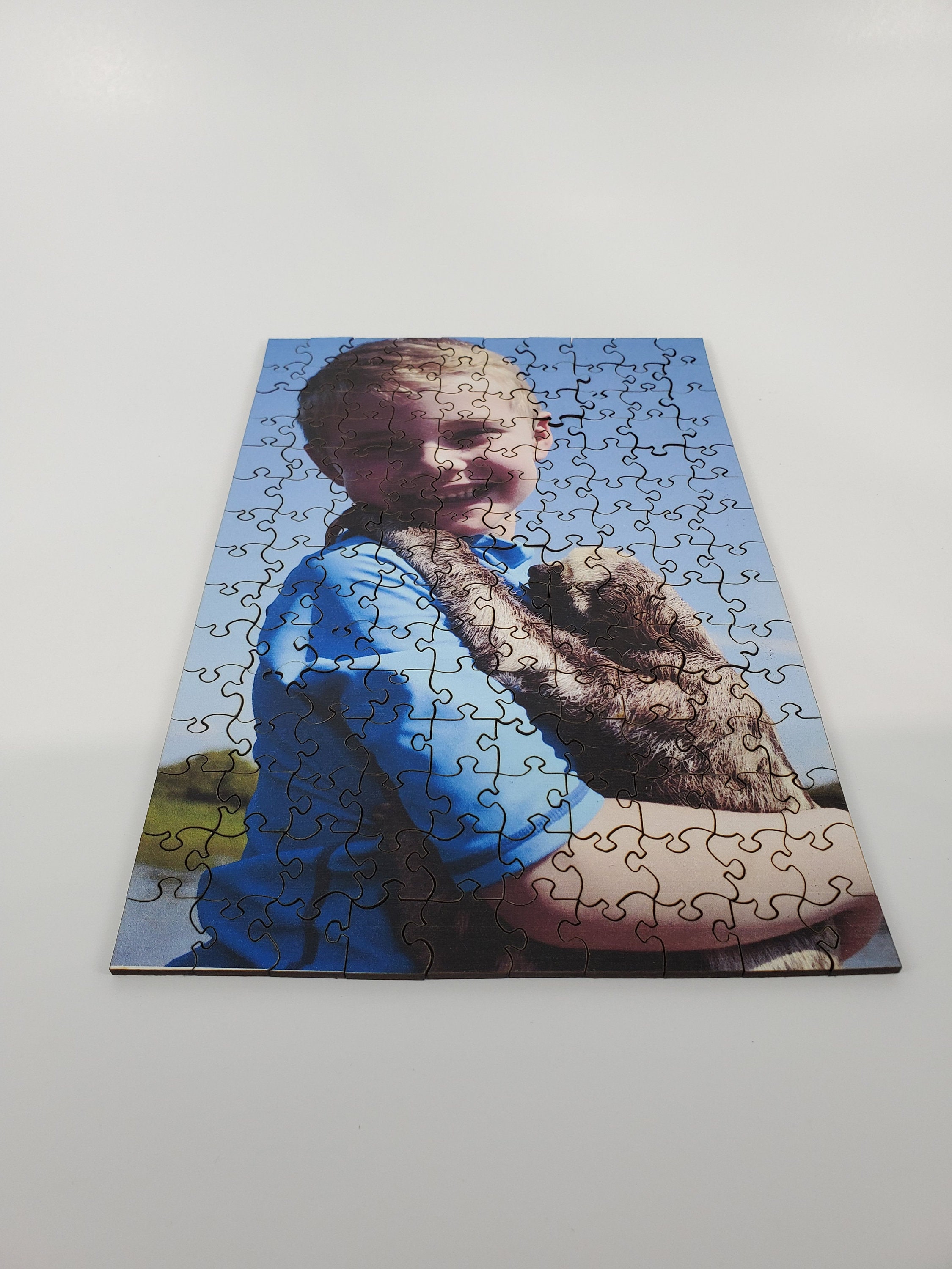 Custom Wooden Jigsaw Puzzle Photo Simple Pieces Name Custom - Etsy Canada