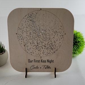 Custom Sky Map Star Map Valentine Gift Night Sky Heart - Etsy Canada