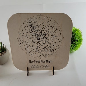 Custom Sky Map Star Map Valentine Gift Night Sky Heart - Etsy Canada