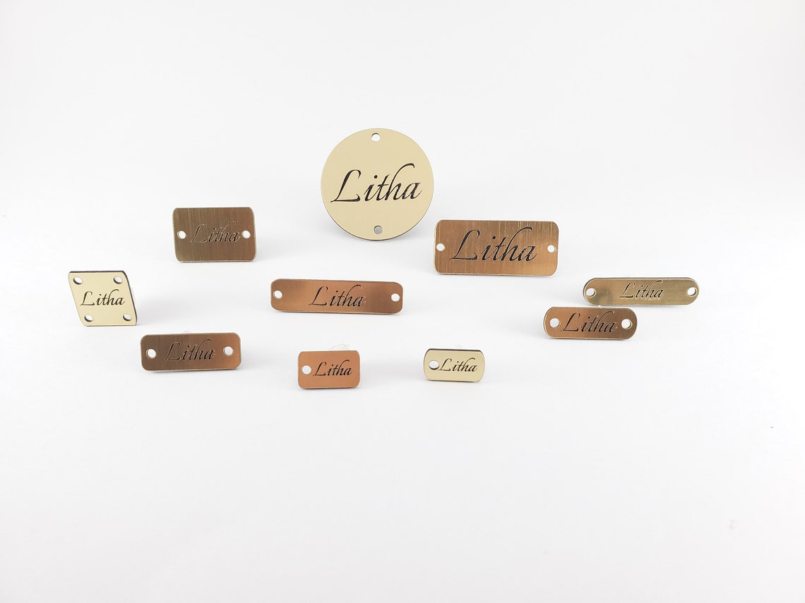 Custom Plastic Tag Bag Tags handmade Labels for Clothing - Etsy Canada