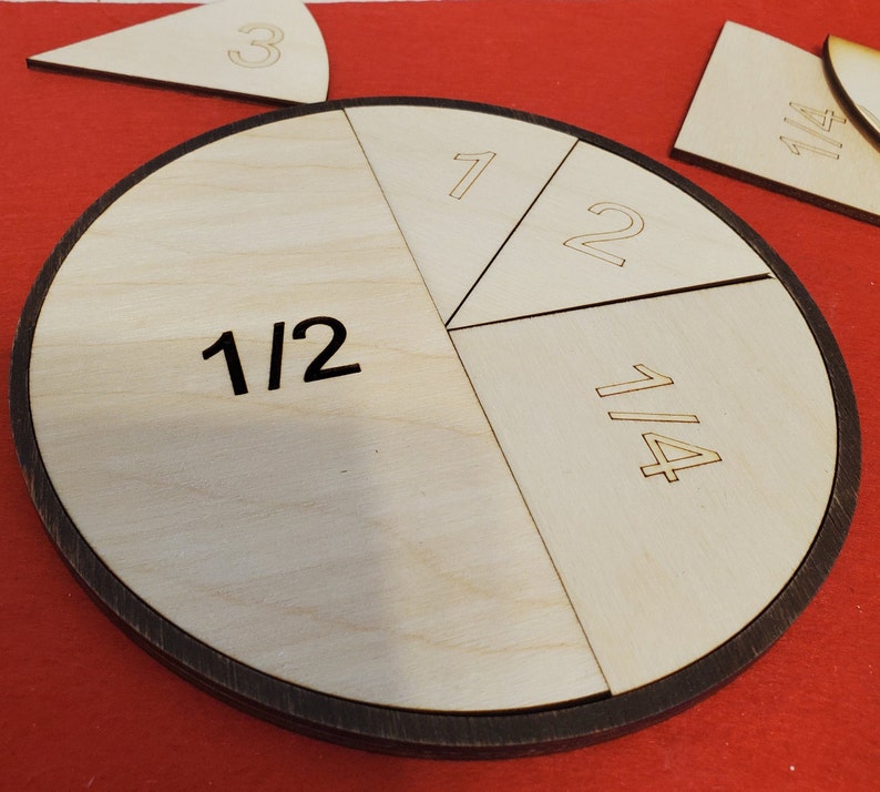 Montessori Math Pizza Game Montessori Fraction Learning Toy - Etsy Canada