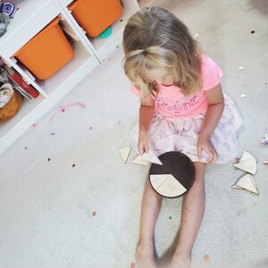 Montessori Math Pizza Game Montessori Fraction Learning Toy - Etsy Canada