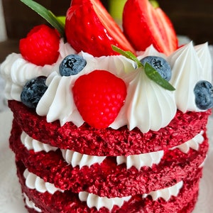 Realistic Fake Cake Artificial Cake Faux Cake - Etsy