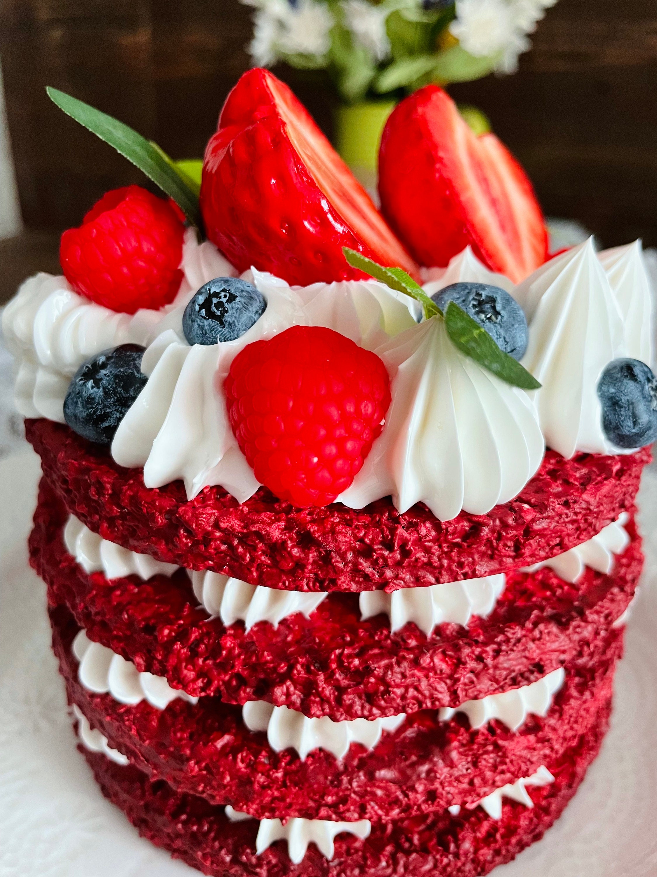 Realistic Fake Cake Artificial Cake Faux Cake - Etsy