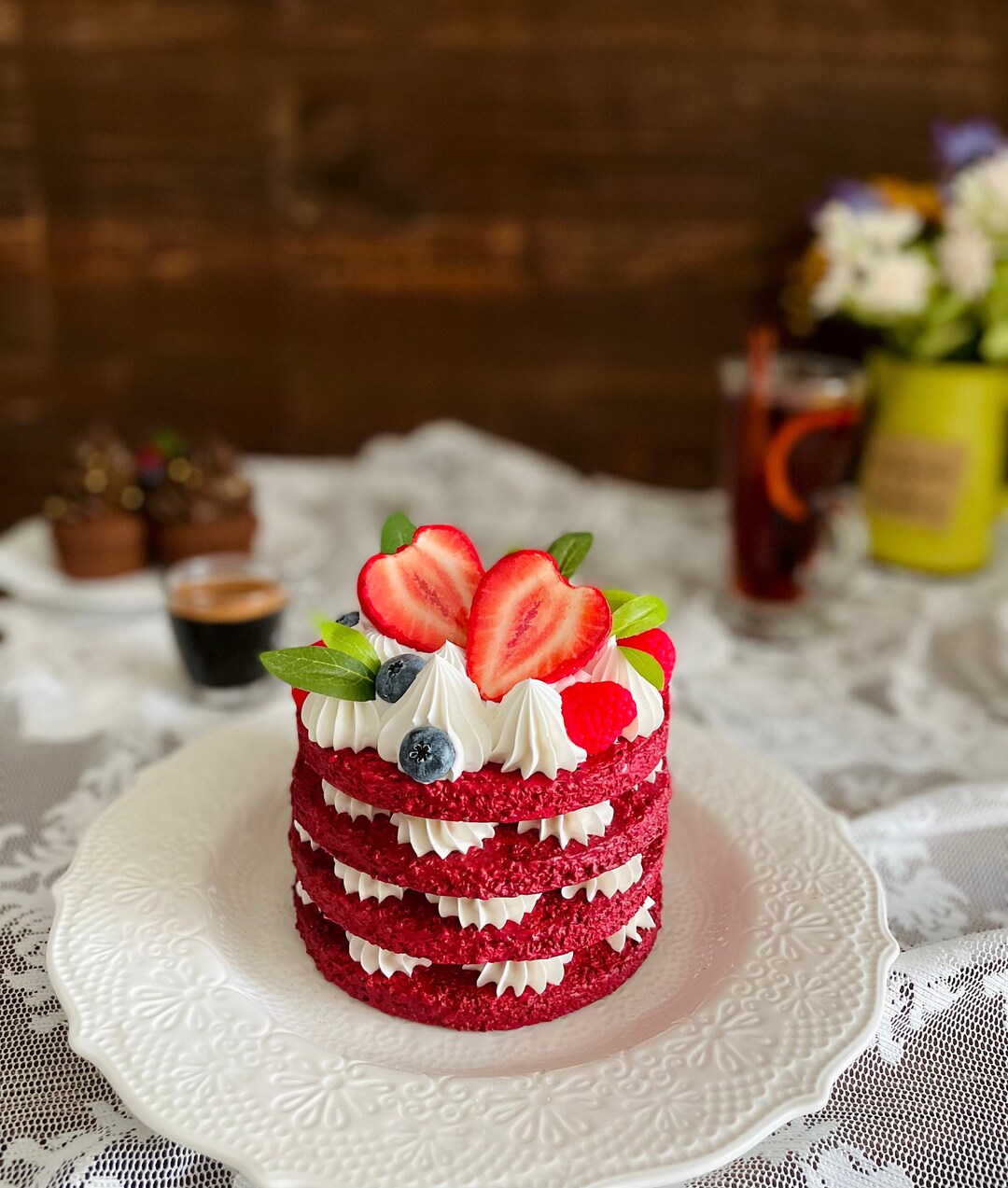 Realistic Fake Cake Artificial Cake Faux Cake - Etsy