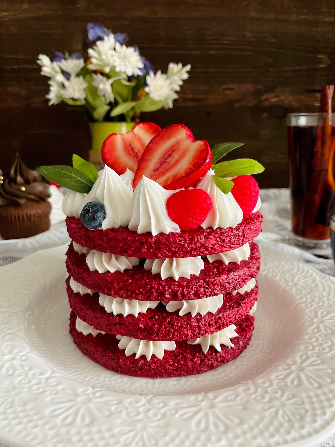 Realistic Fake Cake Artificial Cake Faux Cake - Etsy