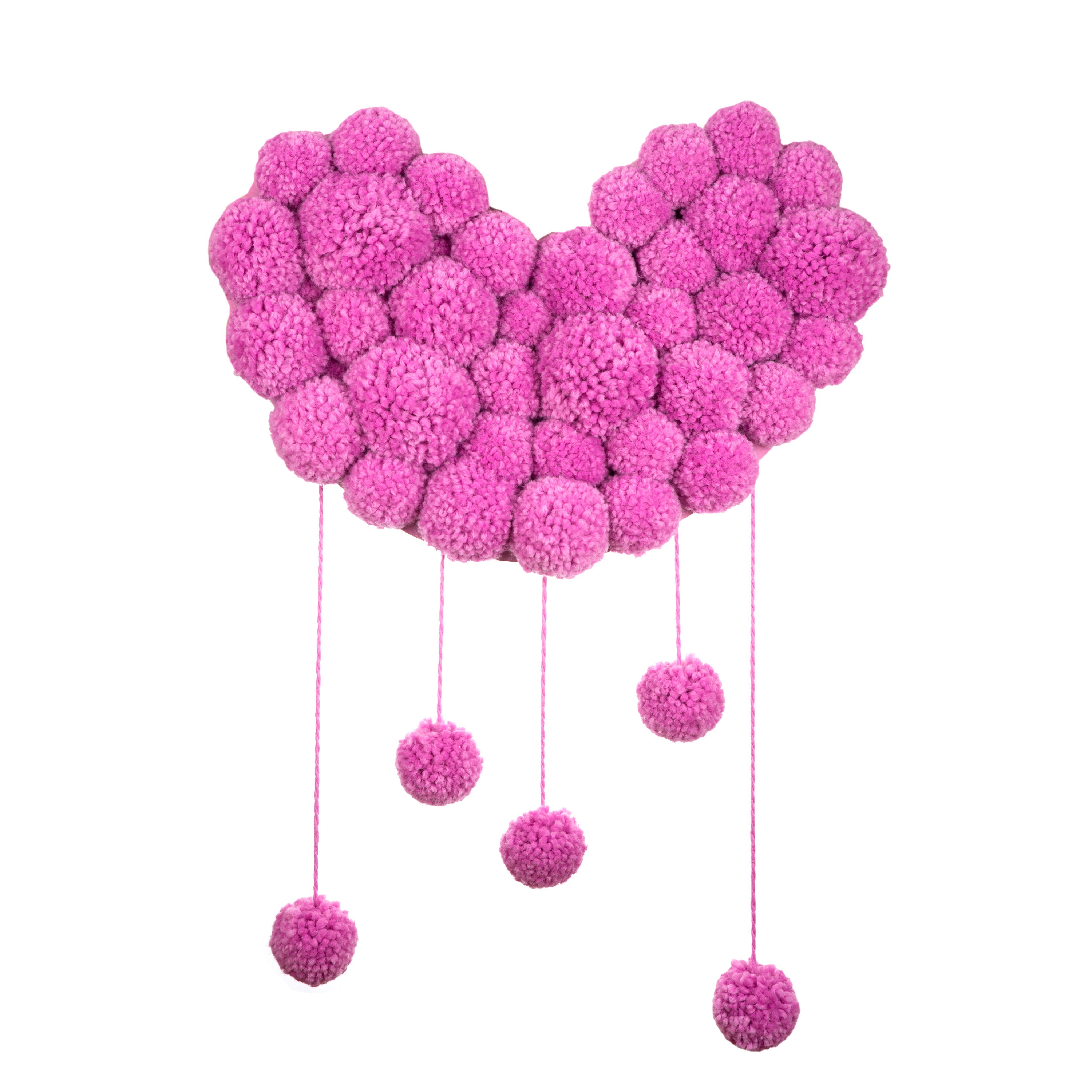 Wall Decor Pink Heart - Etsy