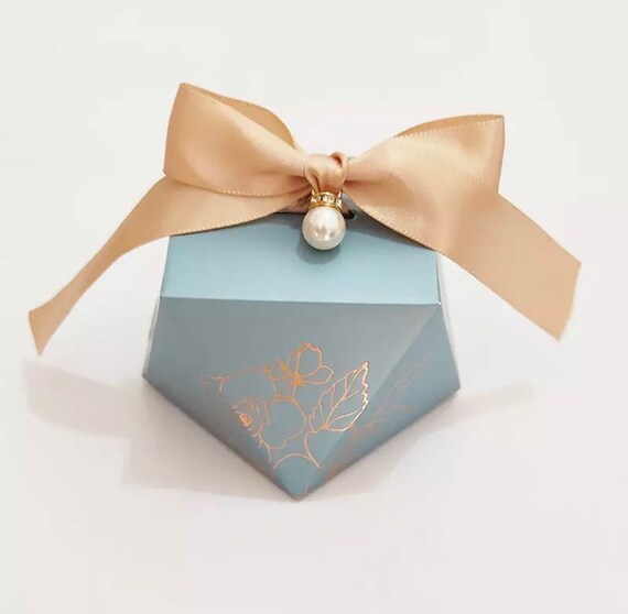 Sky Blue Double Sided Diamond Wedding Party Gift Candy - Etsy