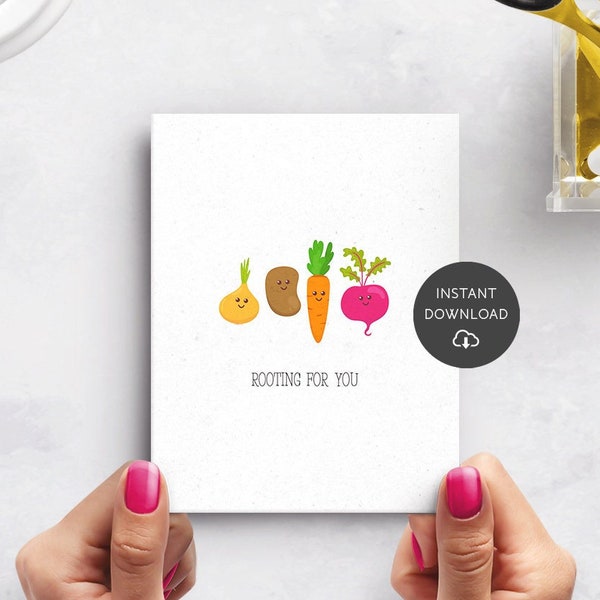 Rooting for You Card - Etsy