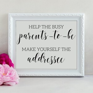 Instant Download Please Help the Busy Parents-to-be Make Yourself the ...