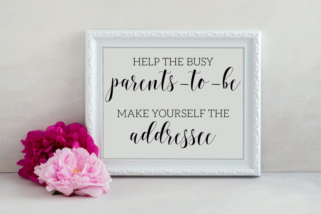 Instant Download Please Help the Busy Parents-to-be Make Yourself the ...