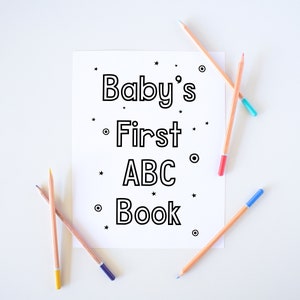 Babys First ABC Book, Draw A Picture ABC, Baby ABC Book, Babys First ...