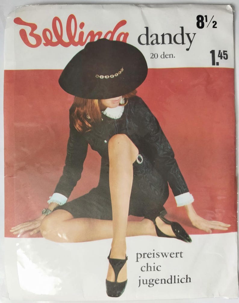 Vintage Bellinda Dandy Women's 20 Den Nylon Stockings,calze,strümpfe ...
