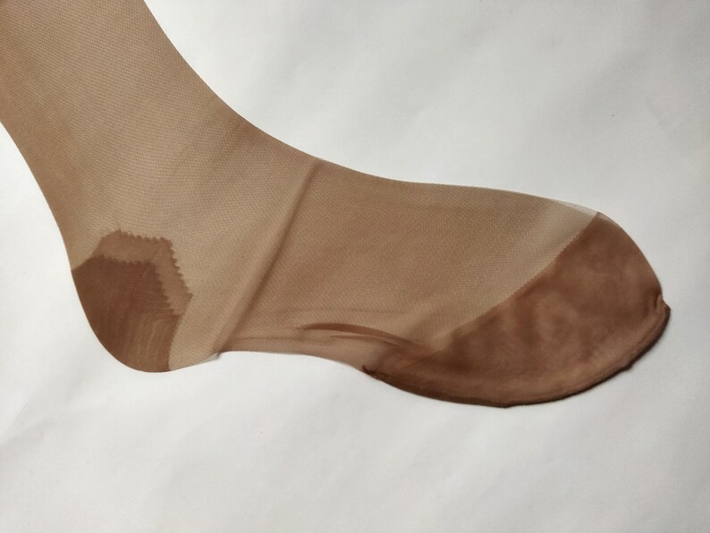 Vintage Dansilar Womens Nylon Stockings Size 9 1 2 Light Etsy