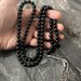 REAL Georgia Oltu Stone Islamic Prayer Beads, Natural Stone 99 Beads ...