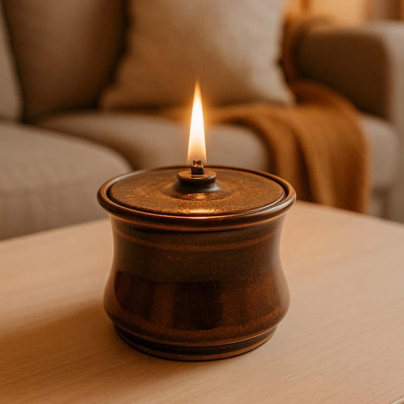 Handmade Earthy Lamp - Etsy UK