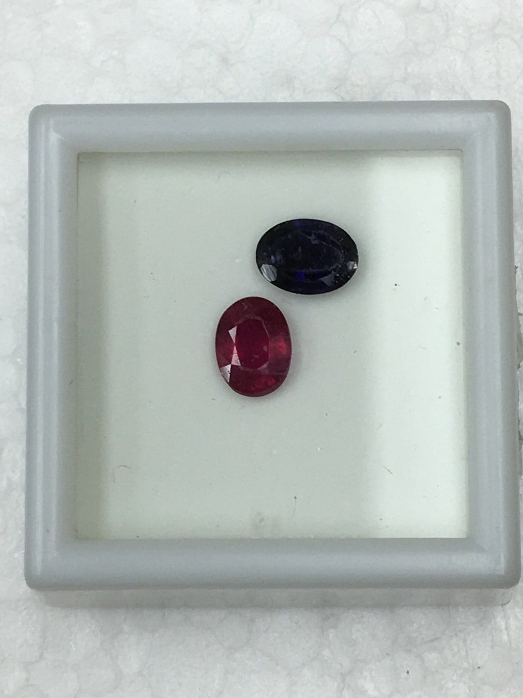 Ruby Fissure Filled 1.70 Ct. AVG (3.40 Ct. Total) 8x6mm Oval Cut Loose ...