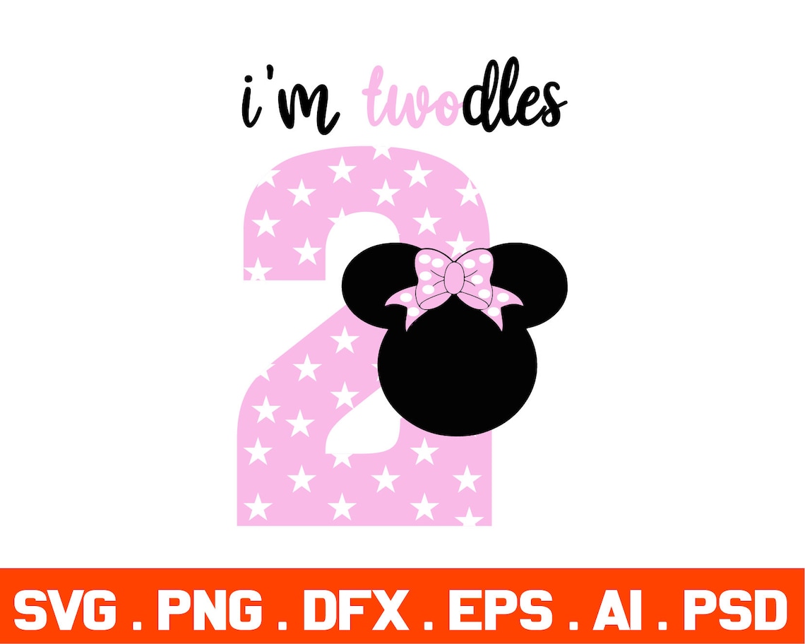 I Am Twodles Svgiam Twodles Svg Oh Twodles Svg. Minnie Two - Etsy