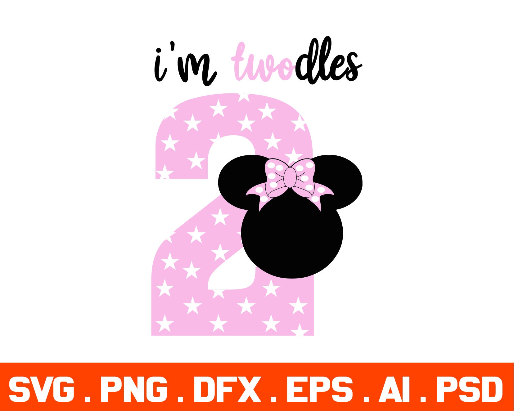 I Am Twodles Svgiam Twodles Svg Oh Twodles Svg. Minnie Two - Etsy Canada