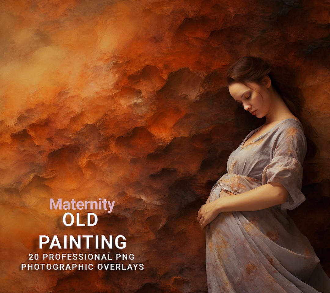 20 Old Painting Maternity Digital Backdrop, Maternity Backdrop, Digital ...