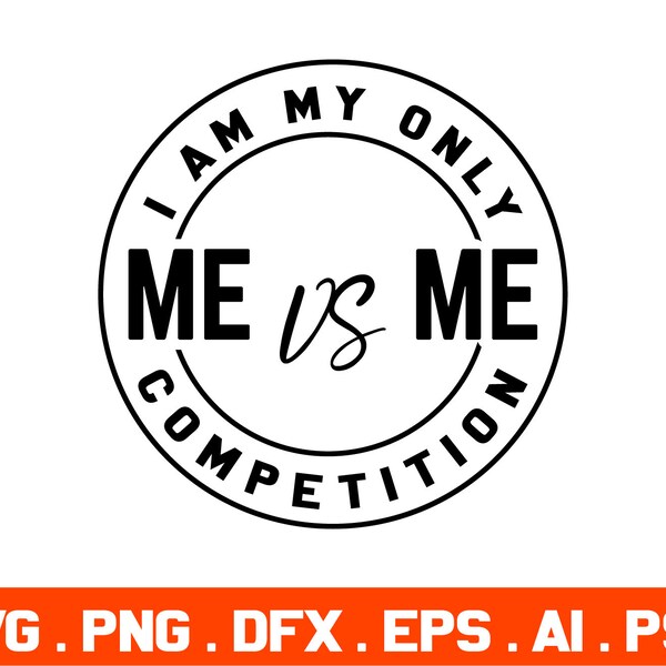 Me Vs Me Svg Self - Etsy