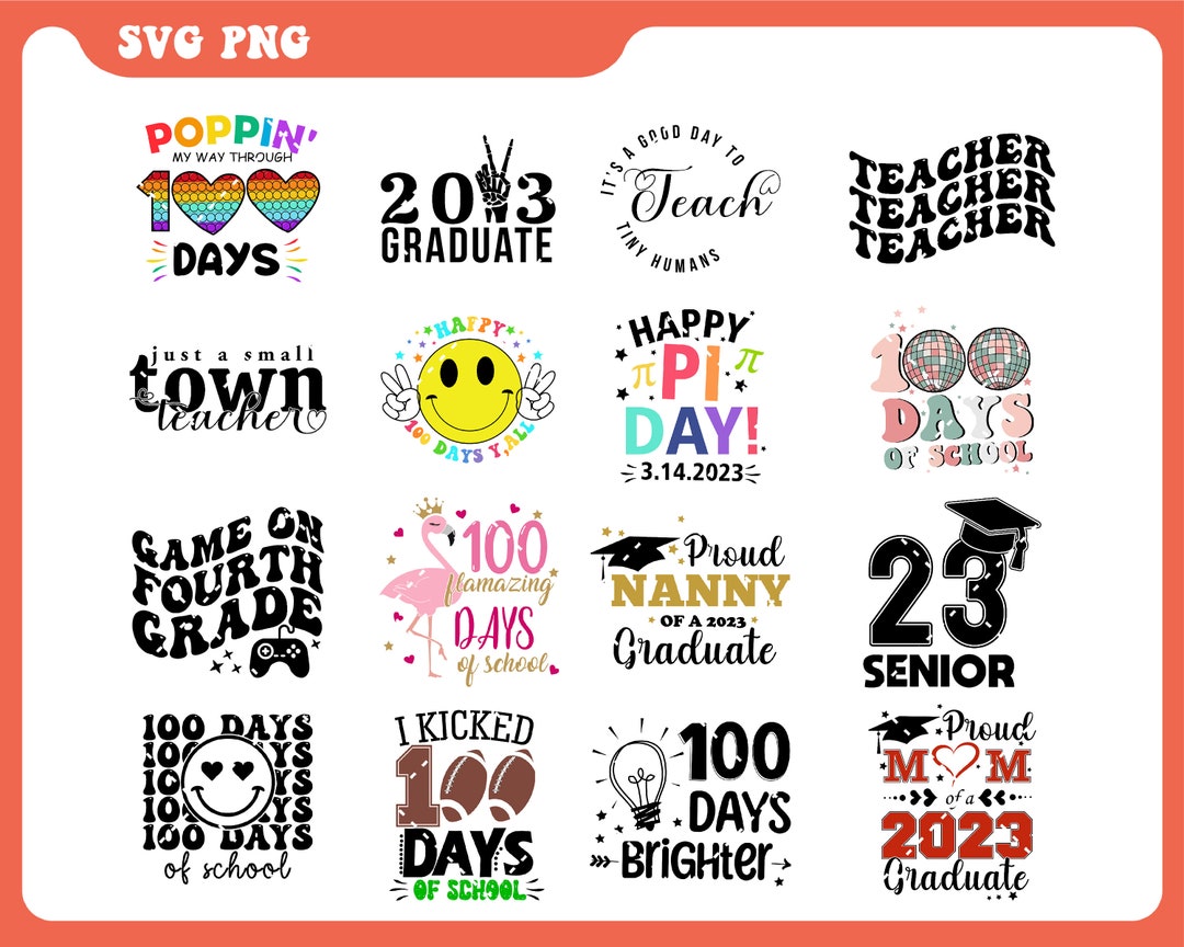Graduation Svg 2023, Graduate 2023 Svg Bundle, Proud Mom of a 2023 ...