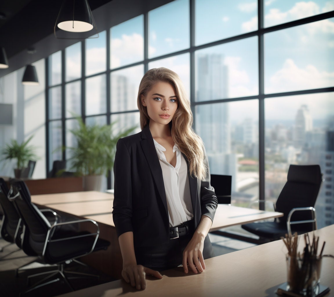 Soft Focus Modern Office Digital Backdrops, Blurred Professional ...