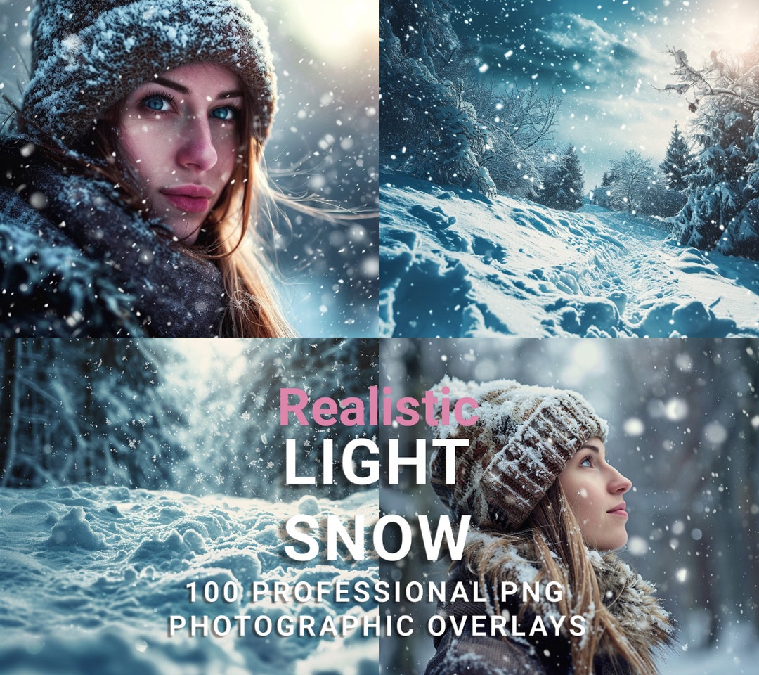 Falling Snow Digital Backdrops, Winter Backdrops, Light Snow Backdrops ...