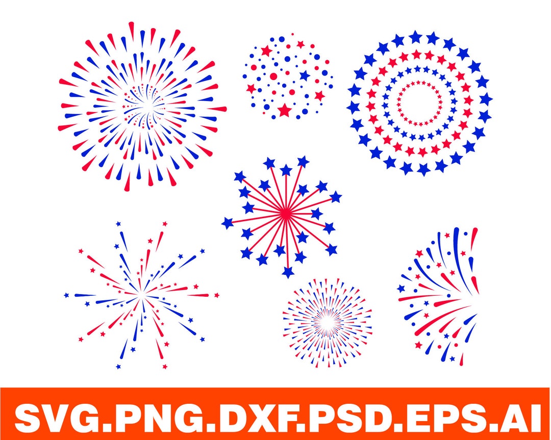 Fireworks Svg, Fireworks Png, Christmas Fireworks Svg, Christmas Decor ...