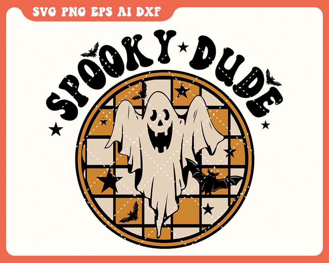 Spooky Dude PNG, Halloween Png, Spooky Design, Sublimation Design ...