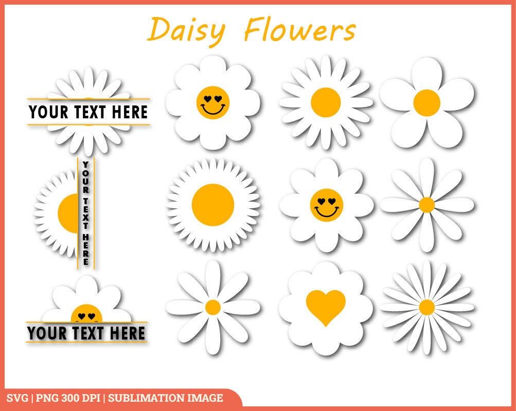 Daisy Svg, Daisy Png, Paper Flower Svg, Simple Daisy Svg, Daisy Clipart ...