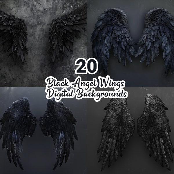 Black Wings - Etsy