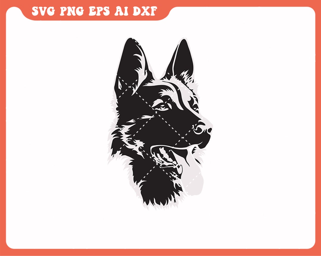 German Shephard Svg, German Shepherd Svg, Schäferhund Svg, German ...