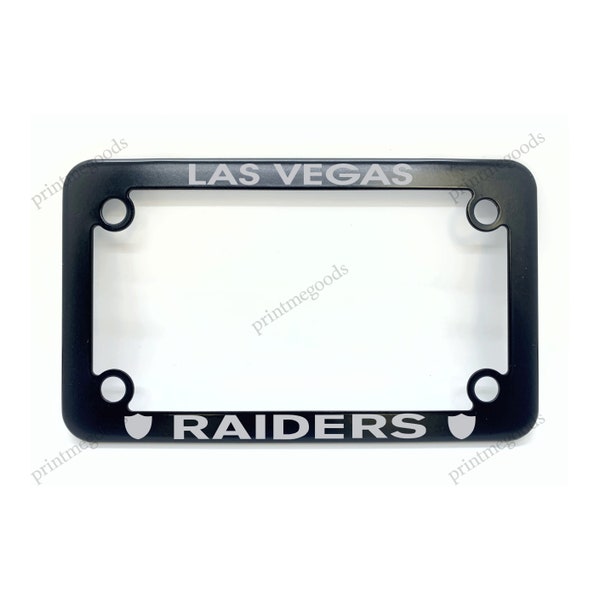 Motorcycle License Plate Frame Raiders - Etsy