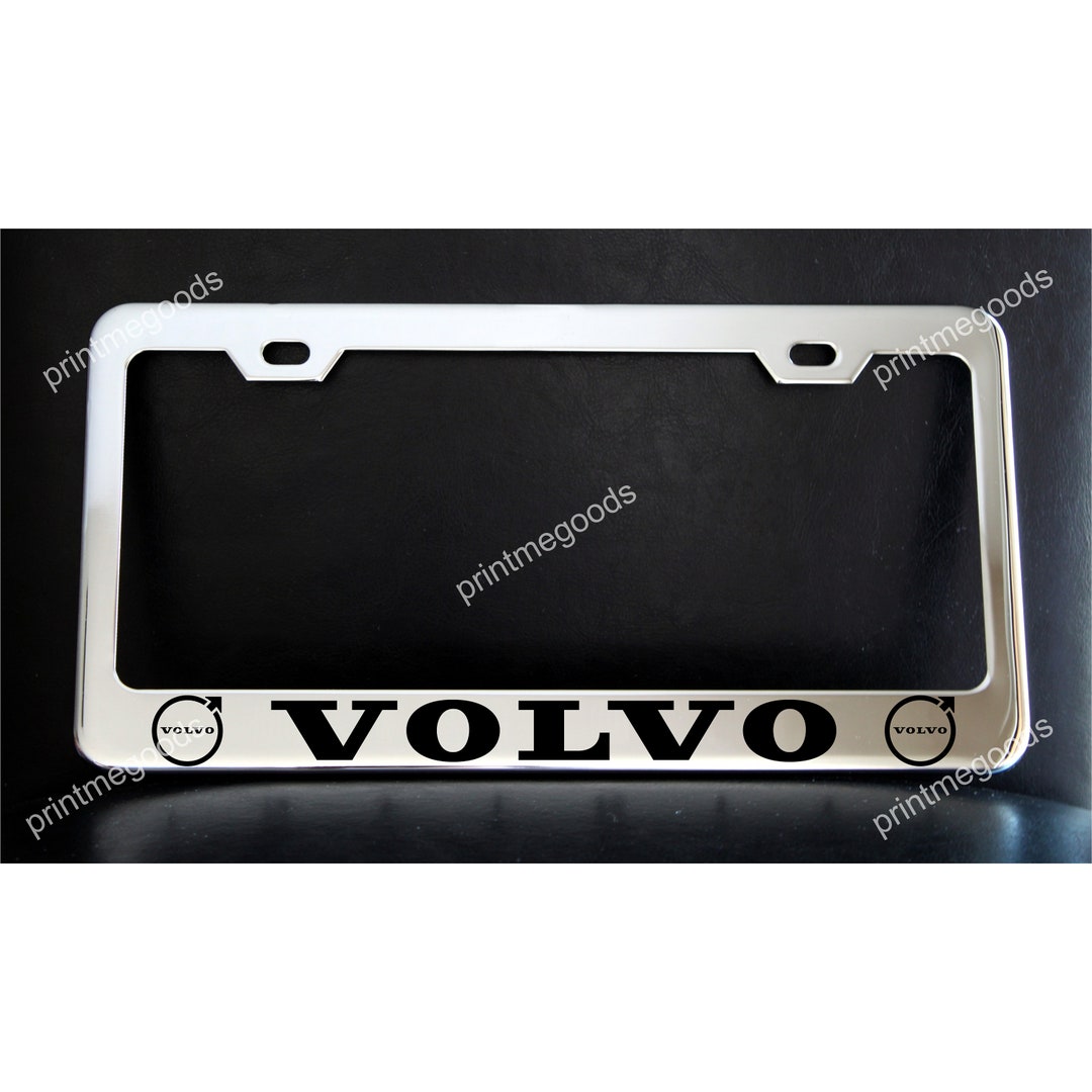 VOLVO License Plate Frame Custom Made of Chrome Plated Metal - Etsy